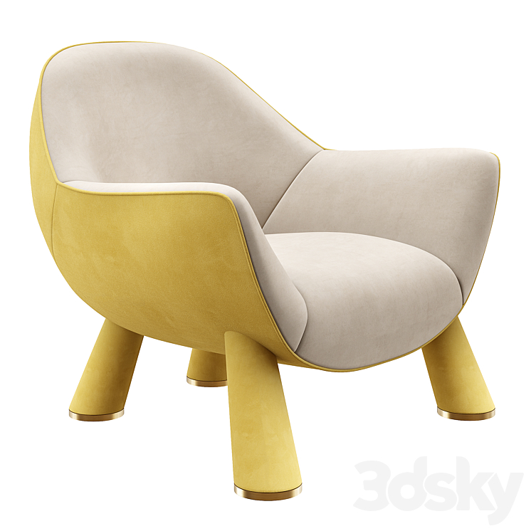 Ottiu, Lucy Armchair - Arm chair - 3D model