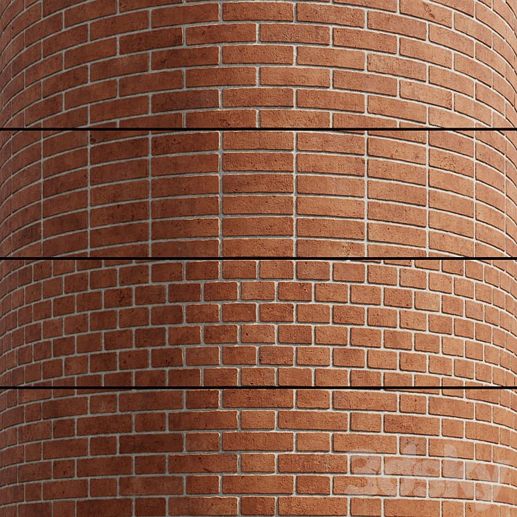 Brick Red - Brick - 3D model