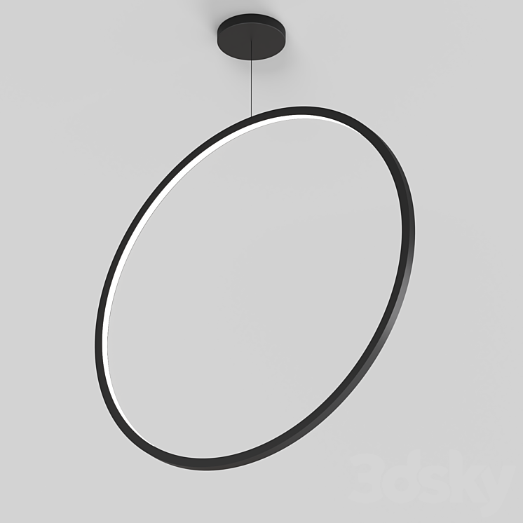 Lamp HOKASU PL4 - Pendant light - 3D model