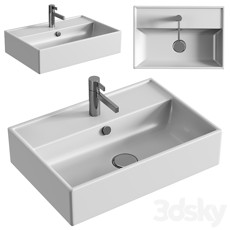 Crosswater Turin Basin - Wash basin - 3D model
