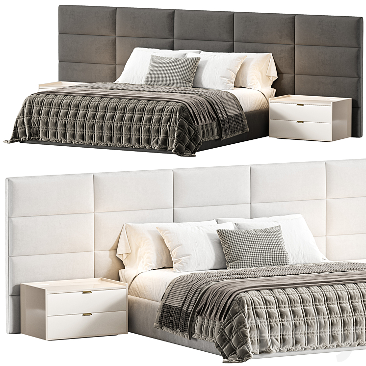 RH Modena Bed - Bed - 3D model