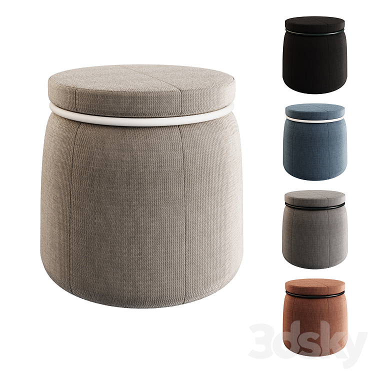 Lasso Stool NaughtOne - Other soft seating - 3D model
