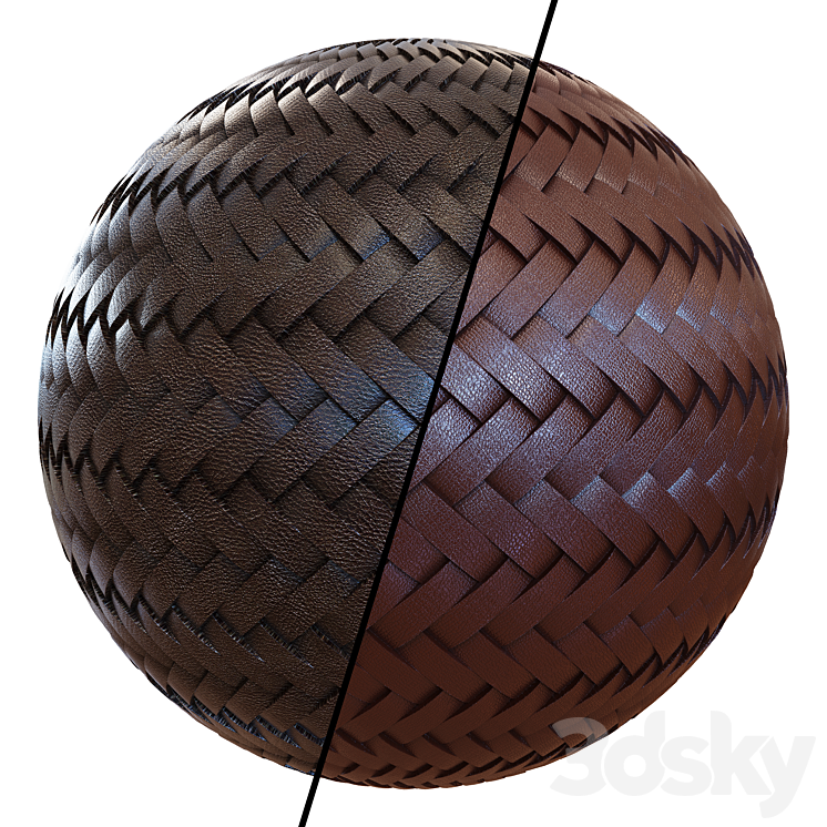 Braided leather 3D Model Free Download - 3DSKY Decor Helper