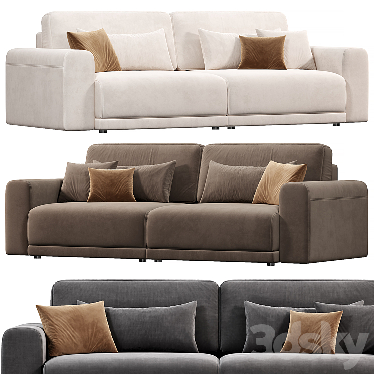 SOFAS STRAIGHT GRAIL by Hauska, sofas - Sofa - 3D model