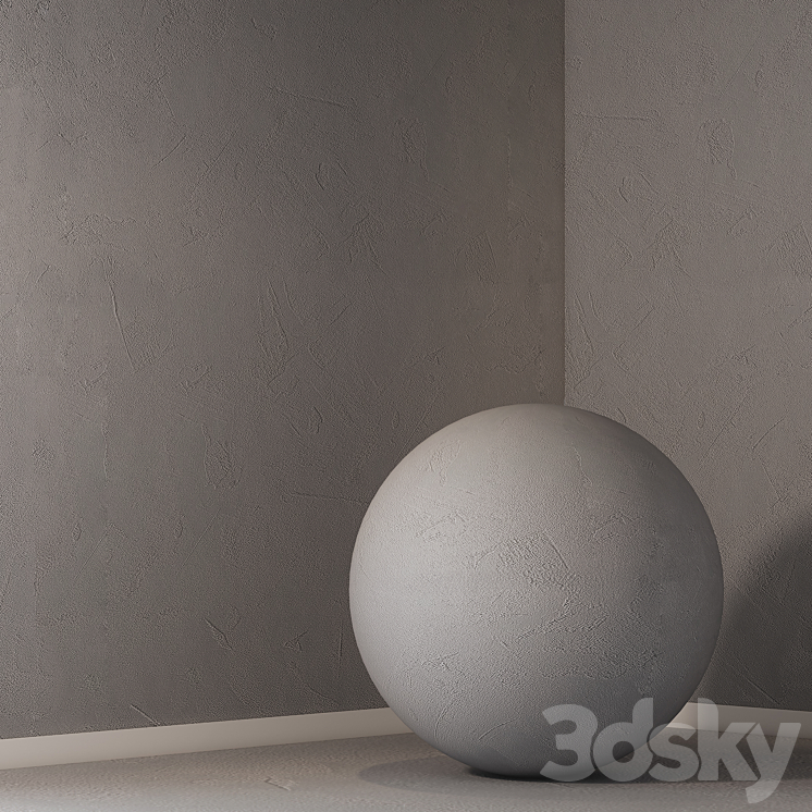 Plaster 02 - Seamless 4K Texture - Wall covering - 3D model