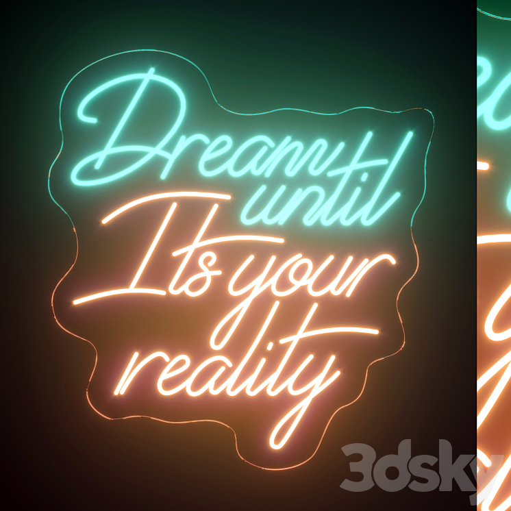 Light modules Set 200 Neon - Neon - 3D model