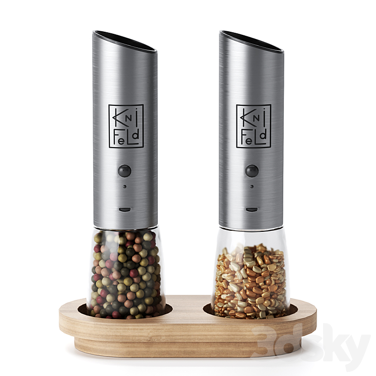 A set of electric mills from Knifeld - Other kitchen accessories - 3D model