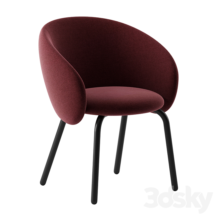 NEBULA chair by Miniforms - Chair - 3D model