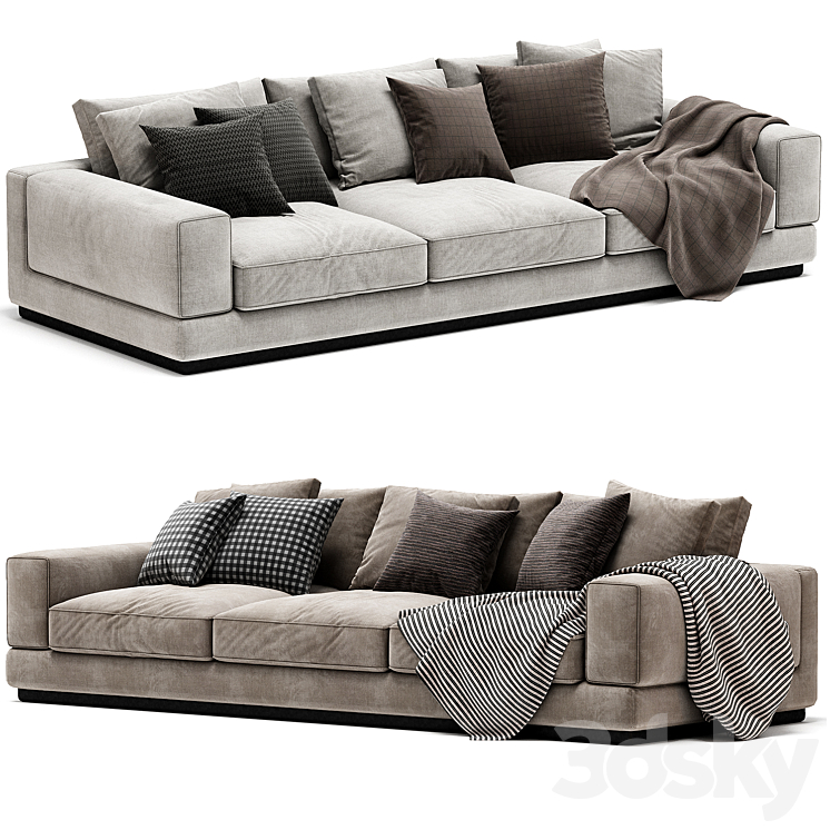 Flexform Modulnyy Divan Big Bob - Sofa - 3D model