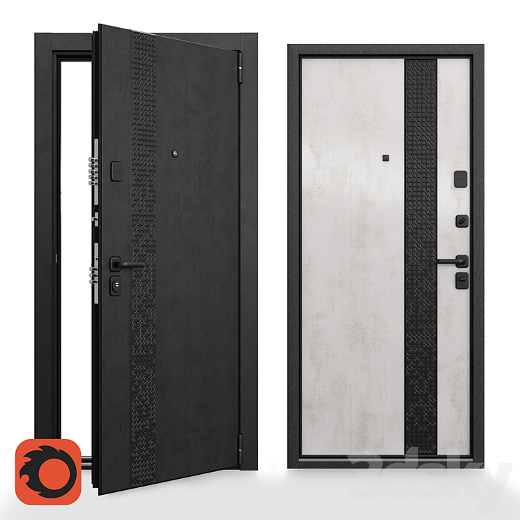 OM SUPER OMEGA PRO D-1 - Doors - 3D model