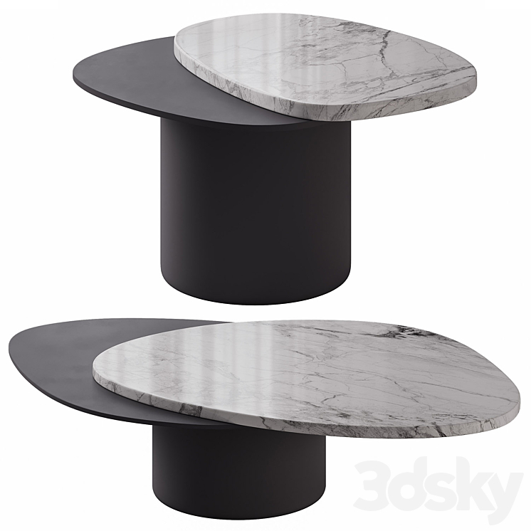 89 Natuzzi Splash Coffee Tables - Table - 3D model