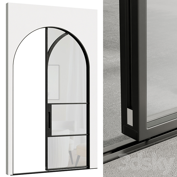 Sliding arched Door - Classic glass Semicircular arched door - Doors ...