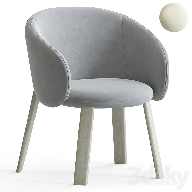 Nebula chair by Miniforms - Chair - 3D model