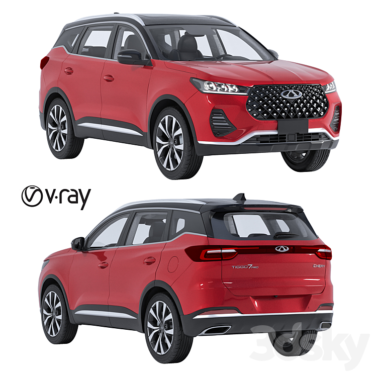 Chery Tiggo 7 Pro - Transport - 3D model