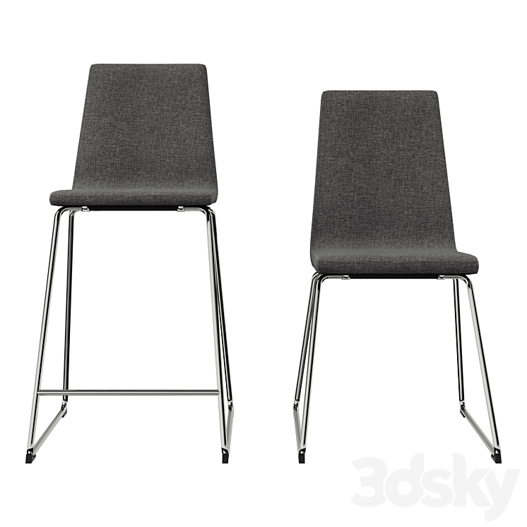 Ikea LILLANAS Chair set - Chair - 3D model