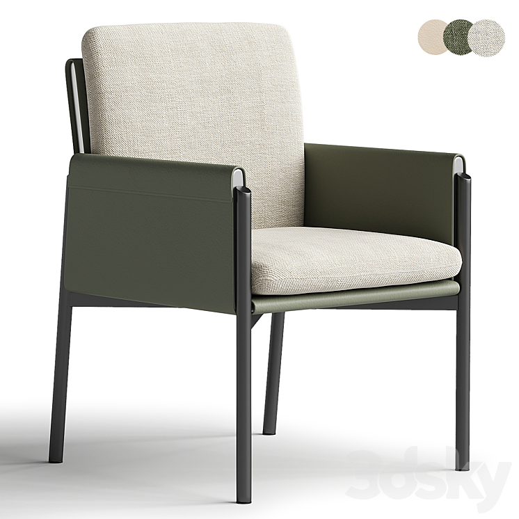 Zenit chair - Arm chair - 3D model