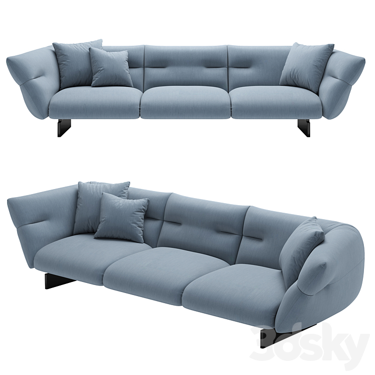 Moncloud By Cassina Sofa 3d Model
