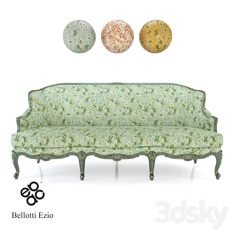 (OM) Bellotti Ezio 4713 - Sofa - 3D model