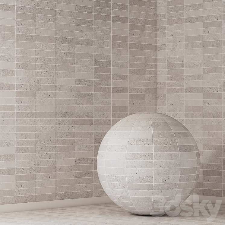 Brick 03 - Seamless 4K Texture - Brick - 3D model