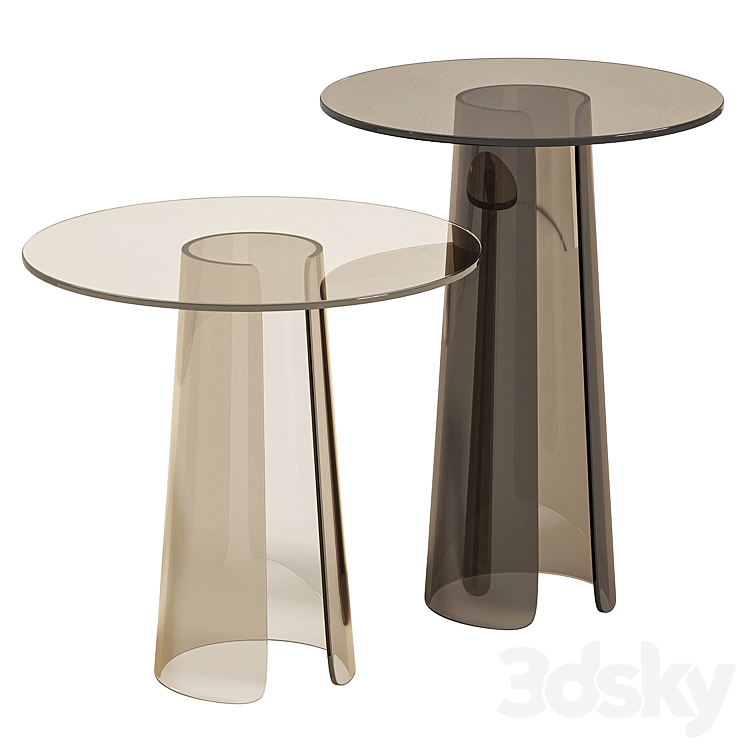 Orbit side tables by Poliform - Table - 3D model