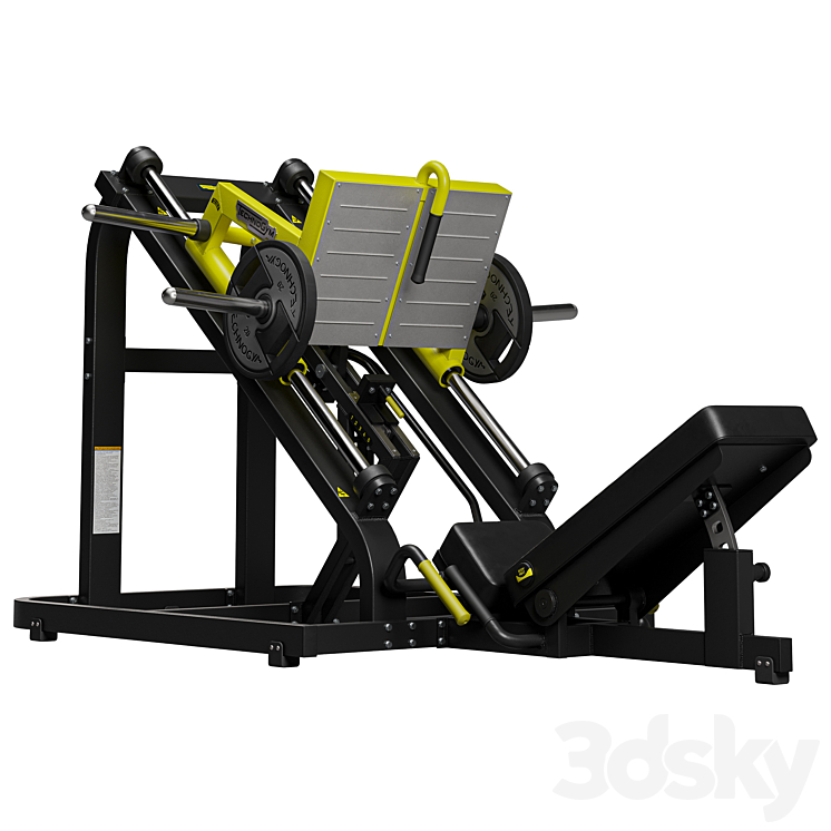 Technogym Pure Linear Leg Press - Sports - 3D model