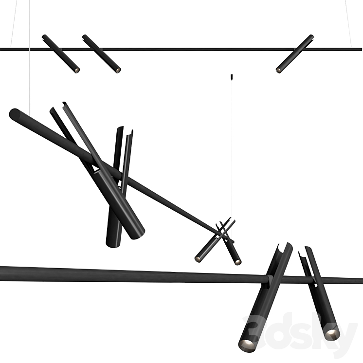 ESPRIT Pendant lamp By Kreon - Pendant light - 3D model