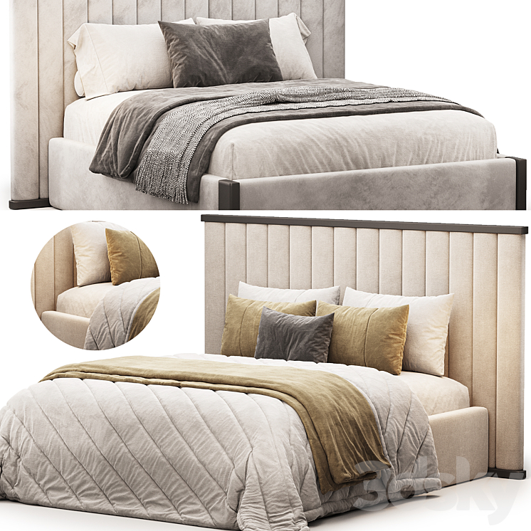 Bed Frame Elisio - Bed - 3D model