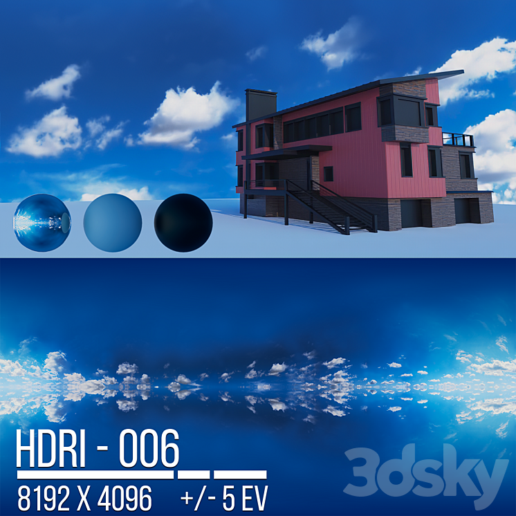 HDRI Sky - 006 - HDRI - 3D model