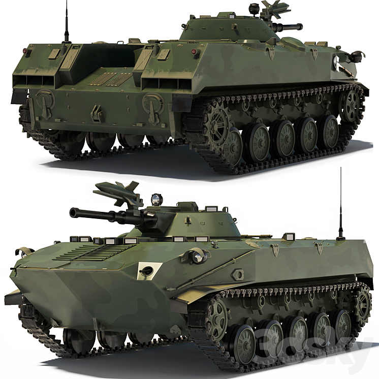 BMD-1 1970 - Transport - 3D model