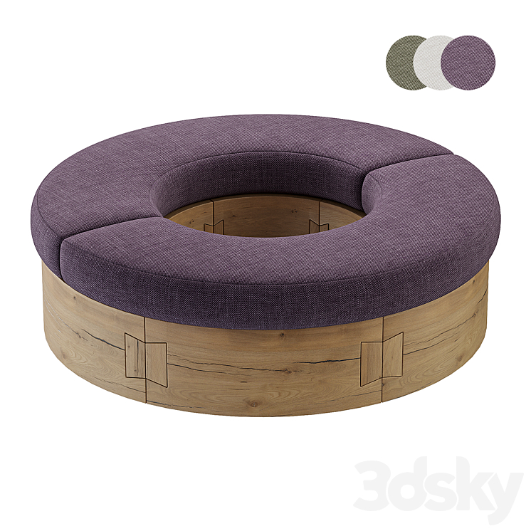 DONUT Bench - Other soft seating - 3D model