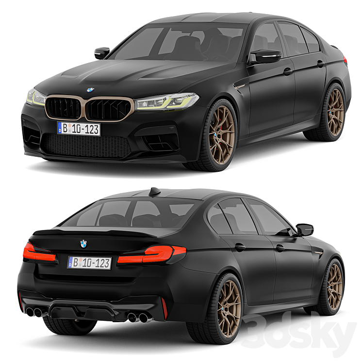 BMW M5 CS - Transport - 3D model