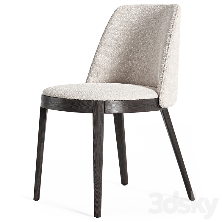 Calligaris Adel wood chair - Chair - 3D model