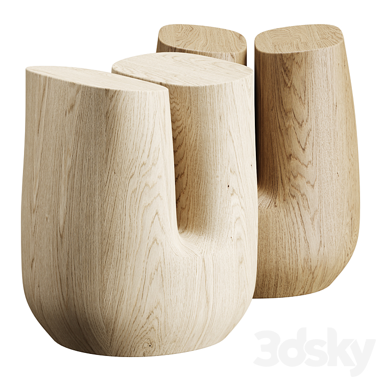 Poliform UBE | Stool - Chair - 3D model