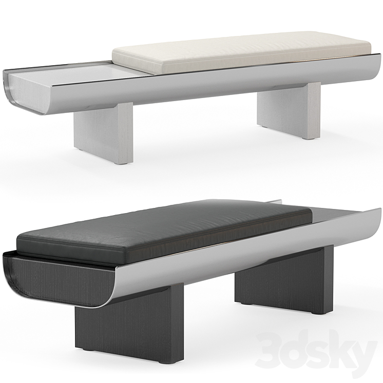 Ottoman From The Minotti Factory Pilotis Series Other 3d Model