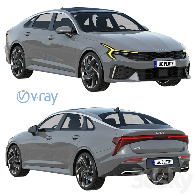 Kia K5 2025 - Transport - 3D model