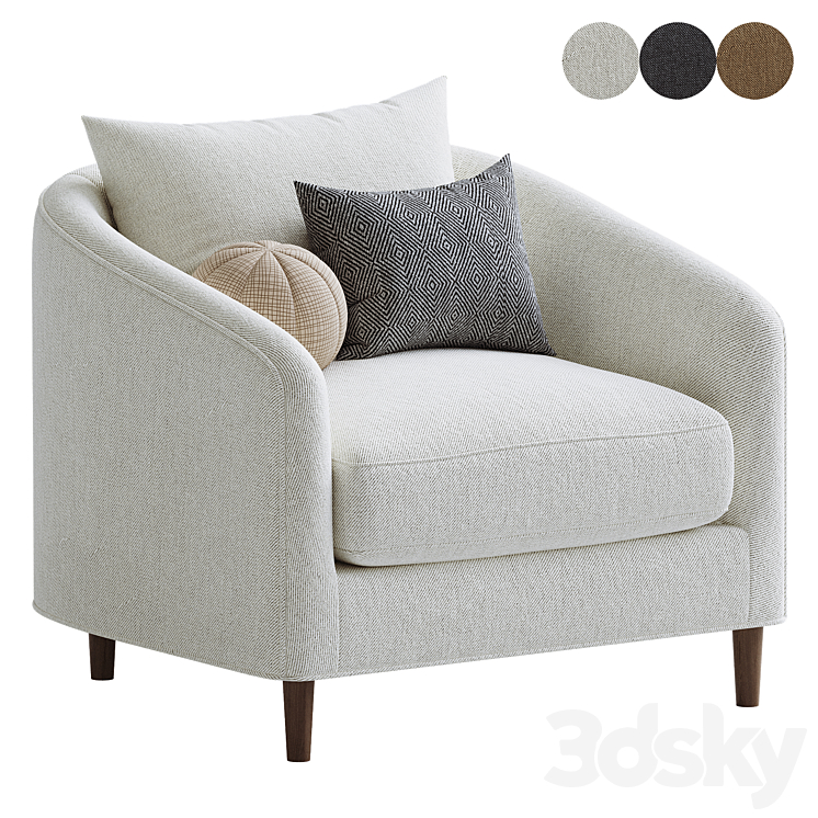 Remmy Chair - Arm chair - 3D model