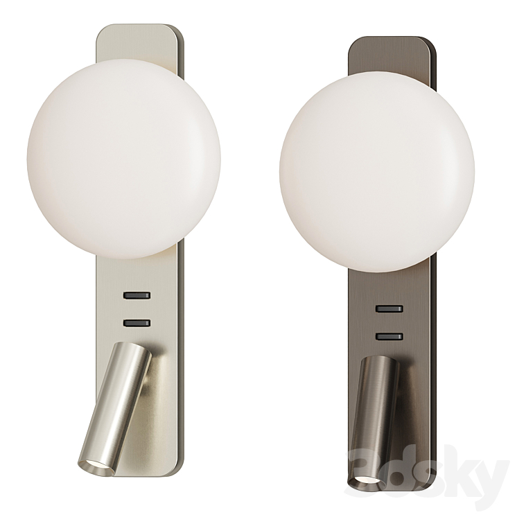 Astro Zeppo Reader - Wall light - 3D model