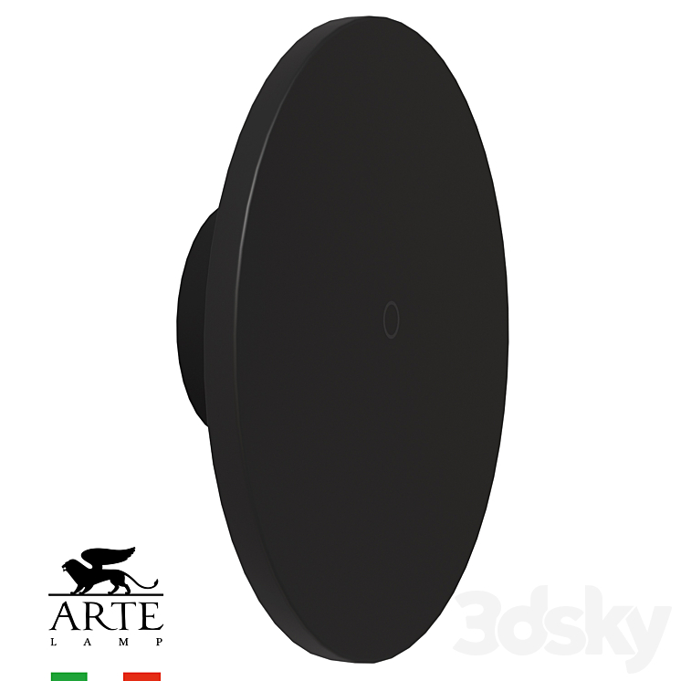 ARTE Lamp OM A4506AL-1BK - Wall light - 3D model