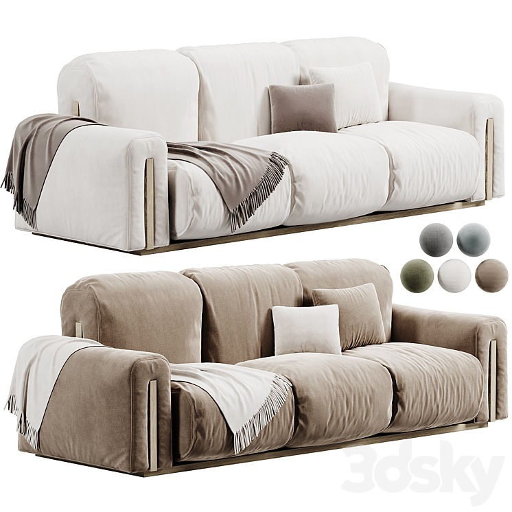 COLLE Sofa By Natuzzi | Sofa - Sofa - 3D model