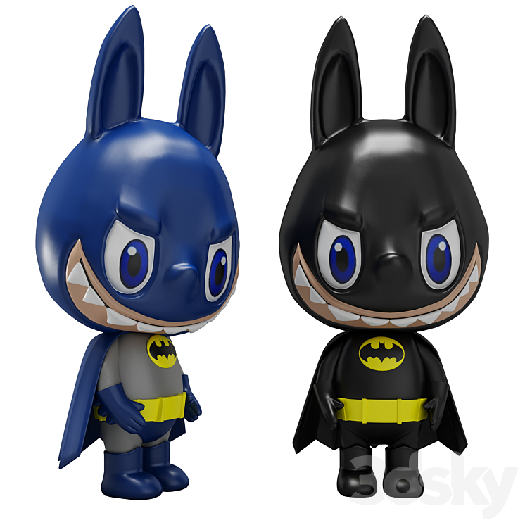 Labubu Batman by POP MART - Toy - 3D model