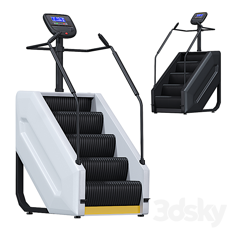 Gym stairs - Sports - 3D model