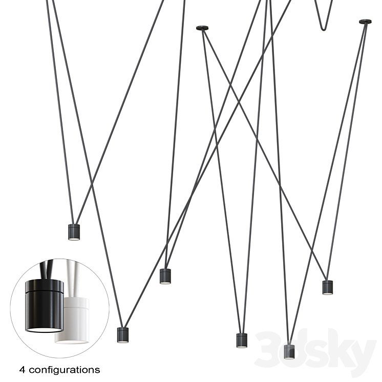 Match Vibia | Pendant Light - Pendant light - 3D model