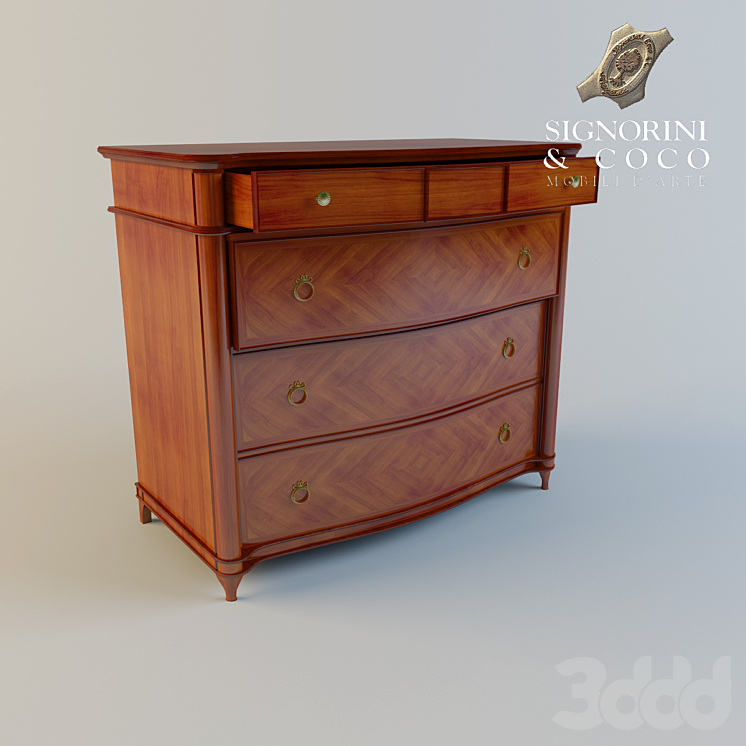Комод Signorini&Coco, Carlotta - Тумбы, комоды - 3D модель