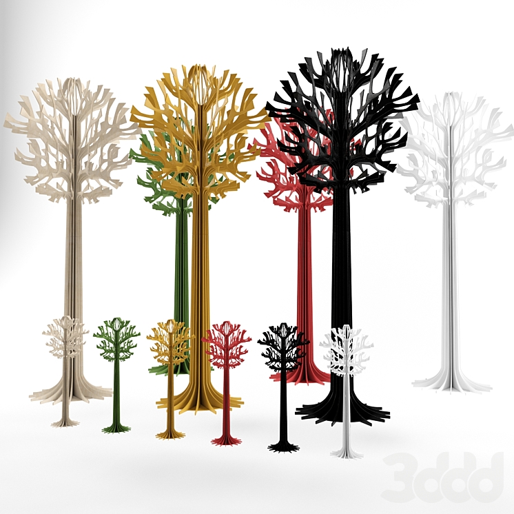 дерево для декора - Другие предметы интерьера - 3D модель