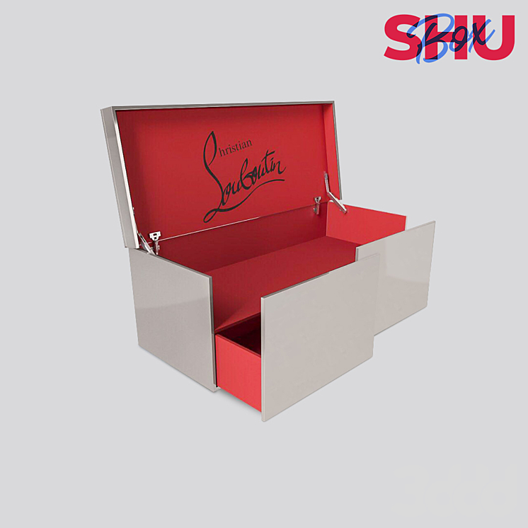 OM Бокс для хранения обуви в стиле Christian Louboutin - Другое - 3D модель