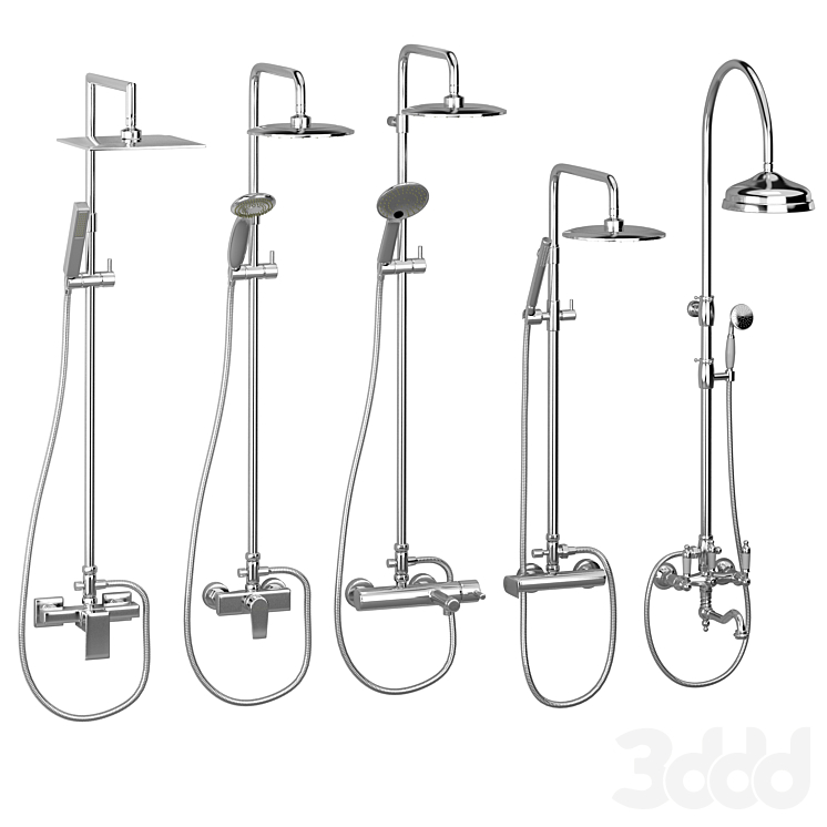 Cezares showers set - Смеситель - 3D модель