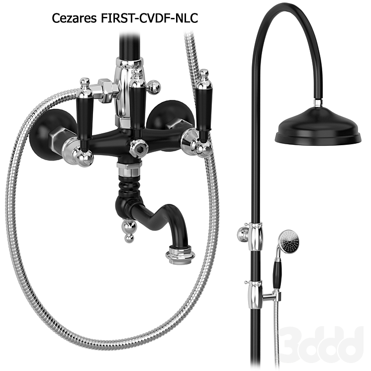 Cezares showers set - Смеситель - 3D модель