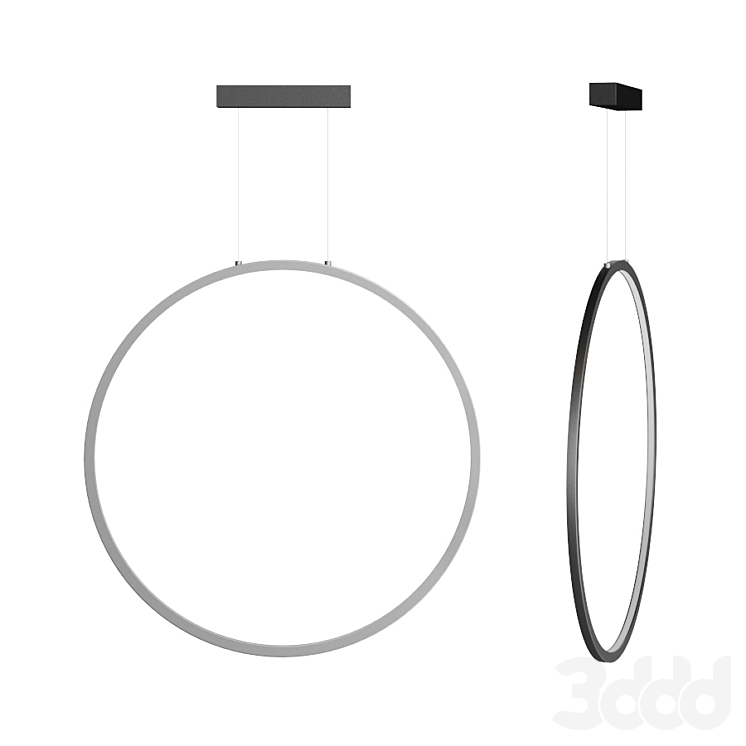 Flos round light - Подвесной - 3D модель