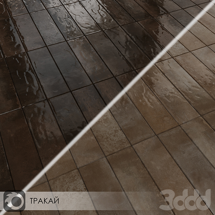 Керамическая Плитка Kerama Marazzi ТРАКАЙ - Кафель, плитка - 3D модель