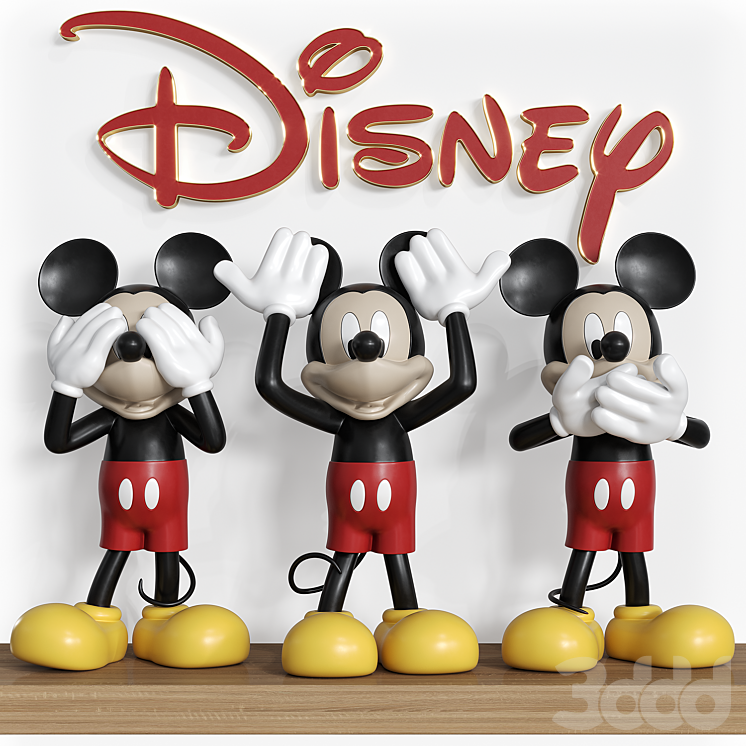 Микки Маус-1 - Игрушки - 3D модель